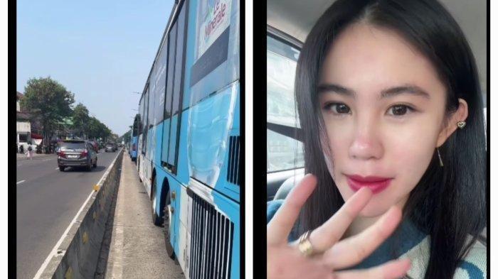 Viral Selebgram Ngaku Salah Nyetir hingga Terjebak di Jalur Busway ...