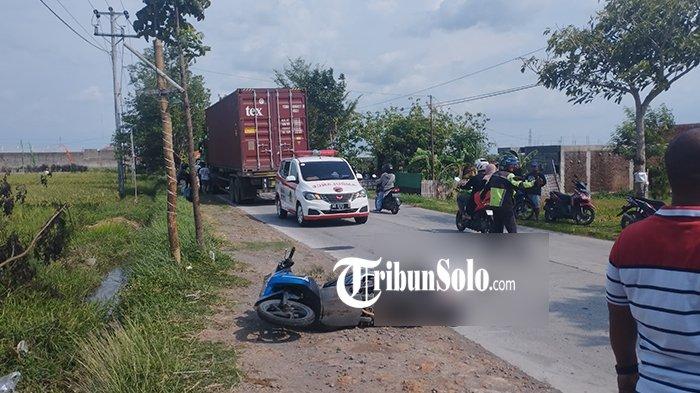 Kecelakaan Maut di Klaten, Pengendara Yamaha Mio Tewas Terlindas Setelah Masuk Kolong Truk ...
