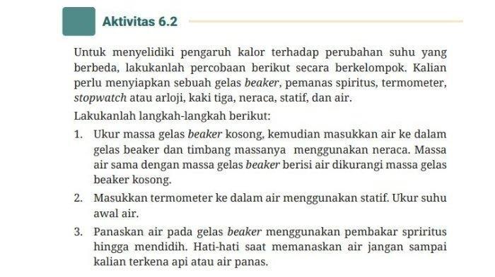 Kunci Jawaban Fisika Kelas 11 Halaman 156 Kurikulum Merdeka : Pengaruh Kalor Terhadap Perubahan ...