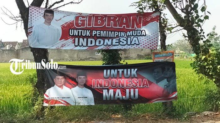 Spanduk Prabowo-Gibran Kembali Muncul di Sragen, Gerindra Sragen Sebut Itu dari Relawan ...