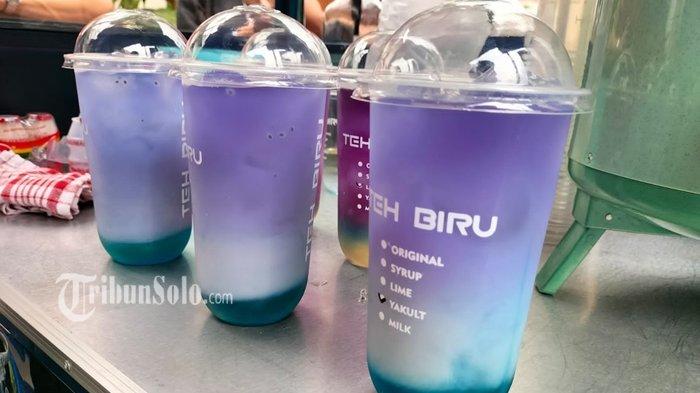 Segarnya Teh Biru di Karanganyar, Dibuat dari Bunga Telang yang ...