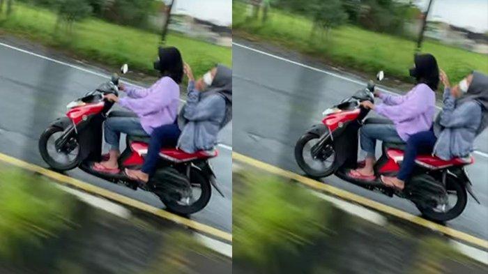 Terjadi Lagi, Aksi 2 ABG Naik Motor Lawan Arus di Jalan Solo-Jogja, Viral di Medsos - Tribunsolo.com