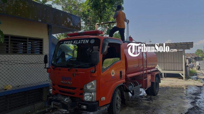 3 Desa di Kecamatan Kemalang Rawan Kekeringan, BPBD Klaten Jateng Salurkan Air Bersih ...