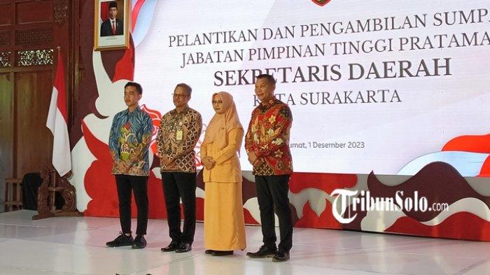 Gibran Resmi Lantik Budi Murtono jadi Sekda Kota Solo, Berpesan Lanjutkan 17 Program Prioritas ...