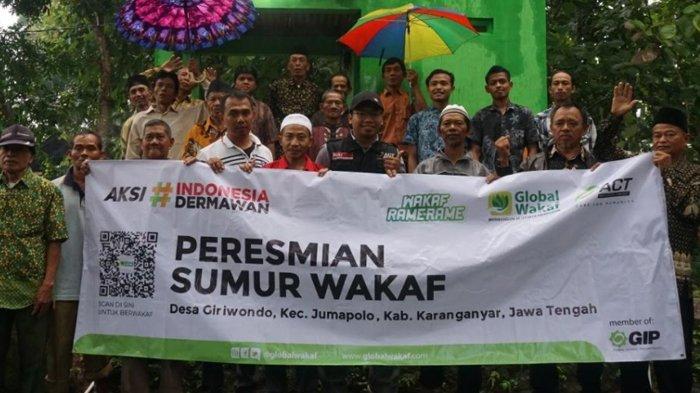 ACT Solo dan Sumur Wakaf Alirkan Air Bersih di Jumapolo, Atasi Kekeringan Warga Desa ...
