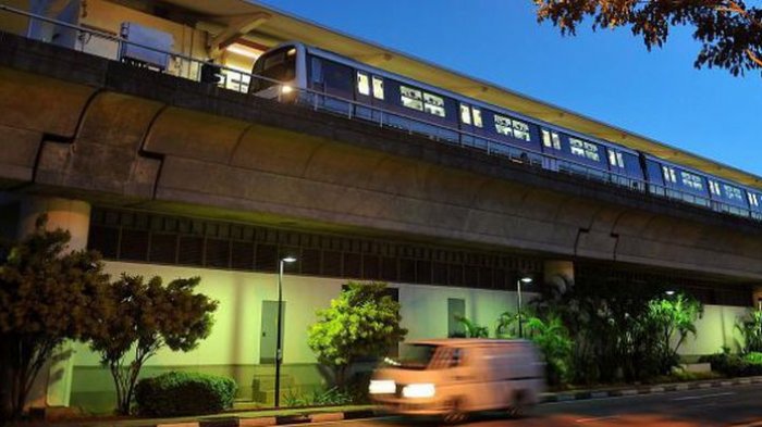 MRT di Singapura Disambar Petir, Satu Orang Dilarikan ke Rumah Sakit - Tribunsolo.com