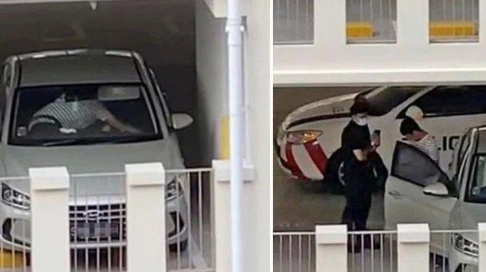 Mobil Goyang di Parkiran, Ternyata Sepang Kekasih Sedang Mesum, Terpergok Polisi - Tribunsolo.com