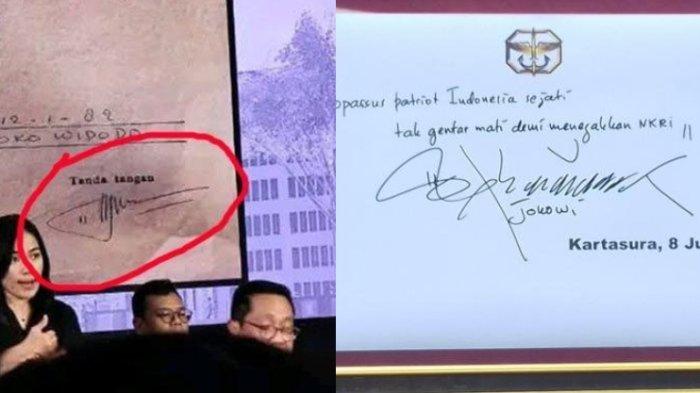 Polisi Nyatakan Ijazah Jokowi Asli, Netizen Soroti Perbedaan Tanda Tangan Jokowi Dulu dan ...