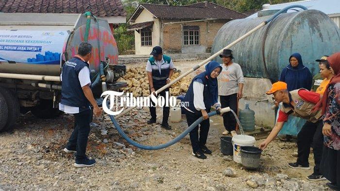 Warga Rasakan Dampak Kemarau Panjang di Wonogiri, Dropping 1000 Tangki Air Bersih Setiap Bulan ...
