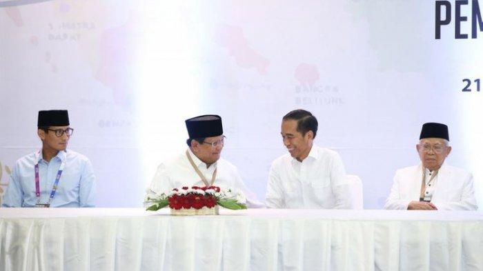 6 Lembaga Survei Rilis Elektabilitas Jokowi-Ma'ruf dan Prabowo-Sandi - Tribunsolo.com