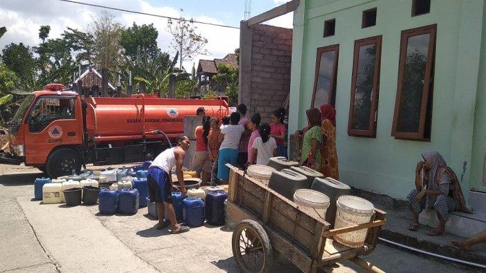13 Desa di Klaten Alami Kekeringan, BPBD Sudah Salurkan 4 Juta Liter Air Bersih Sejak Agustus ...