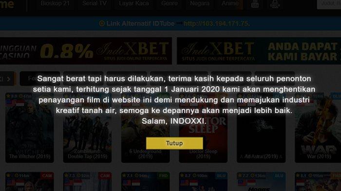 Trending di Twitter : IndoXXI Pamit, Netizen Tangisi Kepergian Situs Nonton Film Gratis ...