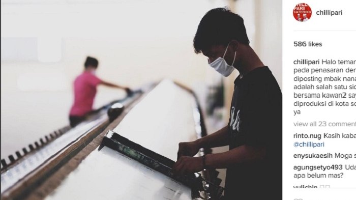Akun Instagram Usaha Gibran Unggah Foto Produksi Jas Hujan yang Dibuat ...