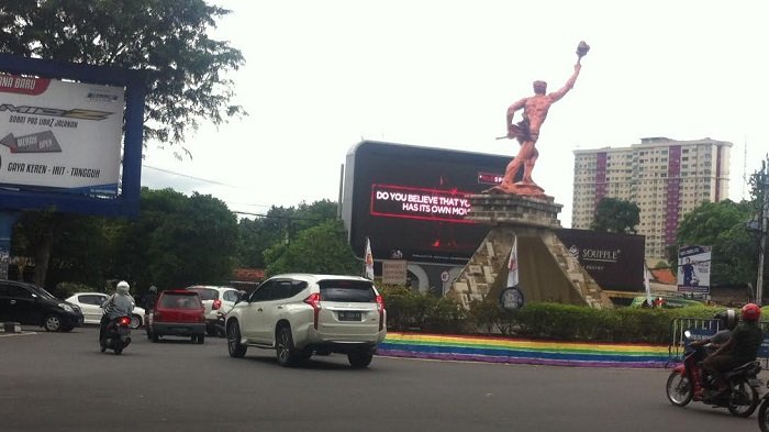 Warna Cat Bundaran Manahan Seharusnya Bercorak Khas Solo - Tribunsolo.com