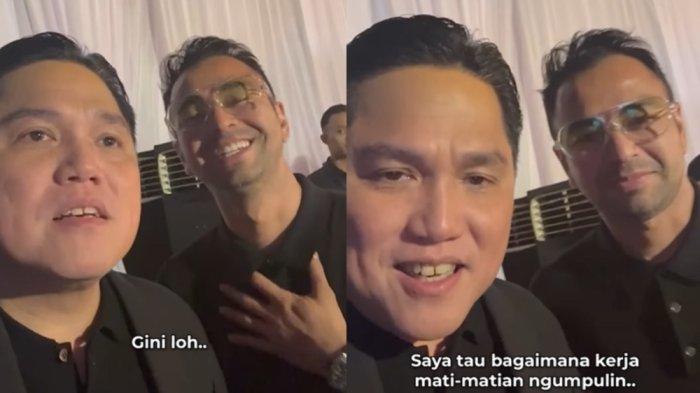 Raffi Ahmad Dituding Terlibat Pencucian Uang, Erick Thohir Beri Pembelaan: Saya Tahu Betul ...