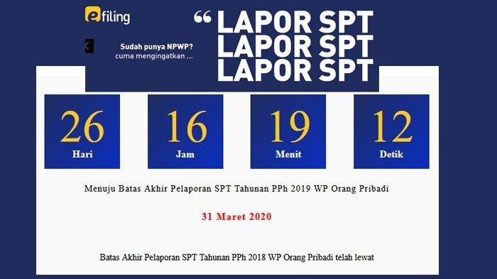 Cara Lapor SPT Tahunan Secara Online, Berikut Solusi Jika Lupa PIN EFIN - Tribunsolo.com
