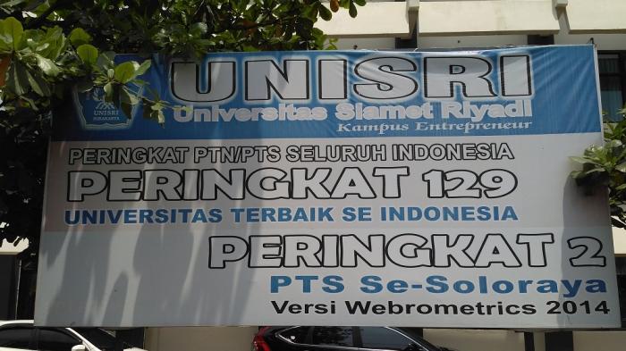Universitas Slamet Riyadi Surakarta Masuk Daftar PTS Terbaik di Solo ...