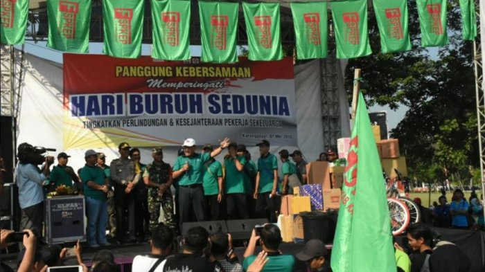 Hadiri Hari Buruh Internasional, Ini Pesan Pjs Bupati Karanganyar Prijo ...