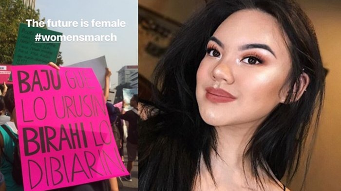 Makin Berani Unggah Foto Seksi di Media Sosial, Ini Pesan Shafa Aliya di Hari Women’s March ...