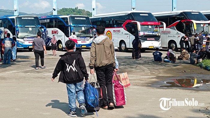 Puncak Arus Balik Lebaran Terminal Wonogiri, saat Akhir Pekan, Ribuan ...