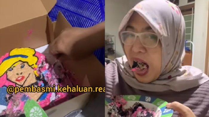 Viral Prank Kue Jelek atau Ugly Cake, Wanita Ini Kaget Ternyata Rasanya ...