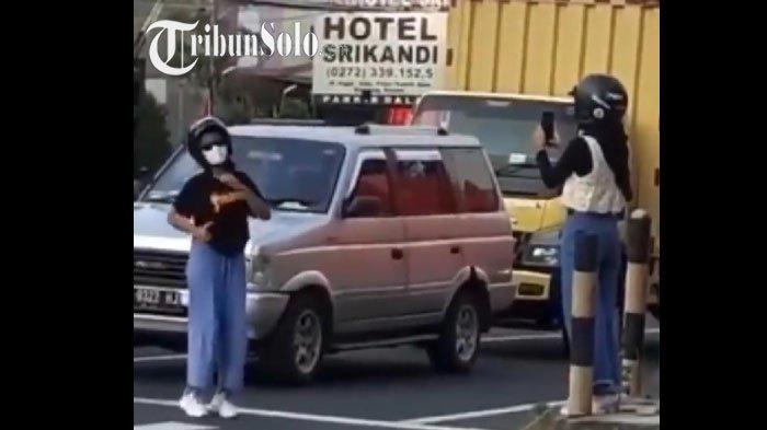 Viral Berujung Malu, Joget TikTok di Lampu Merah Klaten, 2 Gadis Diamankan & Bikin Surat ...
