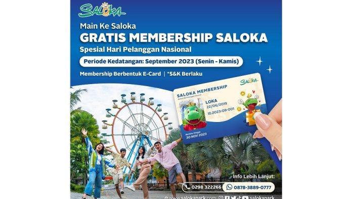 Saloka Theme Park Sambut Hari Pelanggan Nasional, Nikmati Promo Gratis ...