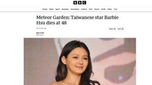 Barbie Hsu Pemeran San Chai Meteor Garden Meninggal Dunia di Usia 48 Tahun - Tribunsolo.com