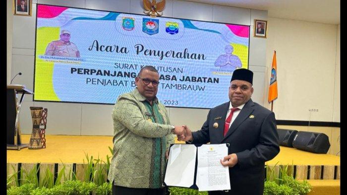 Jabatan Pj Bupati Tambrauw Diperpanjang, Engelberthus Gabriel: Dikasih Gubernur PR ...