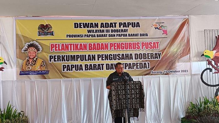 Lantik Papeda, Pj Gubernur Papua Barat Daya Tekankan Ini ke Pengusaha ...