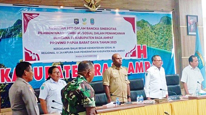 Bentuk Lumbung Sosial Antisipasi Dampak Bencana, Kemensos RI dan Pemkab Raja Ampat Gelar FGD ...