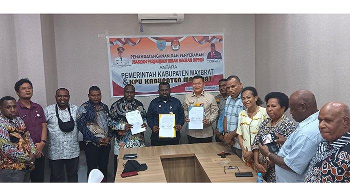 Pemda dan KPU Maybrat Sepakati NPHD Rp43 M, Pj Bupati Ajak Seluruh ...