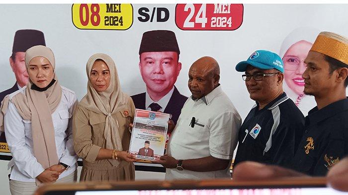 Abner Jitmau Kembalikan Formulir Balon Wali Kota Sorong ke Gerindra, PSI dan Partai Buruh ...
