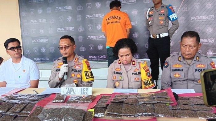 Polres Sorong Berhasil Gagalkan Peredaran Ganja 5,4 Kilogram - Tribunsorong.com