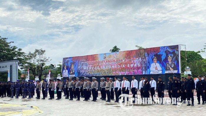 Upacara HUT Ke-78 Bhayangkara, Kapolresta Sorong Kota Tekankan ... Upacara HUT Ke-78 Bhayangkara, Kapolresta Sorong Kota Tekankan ...