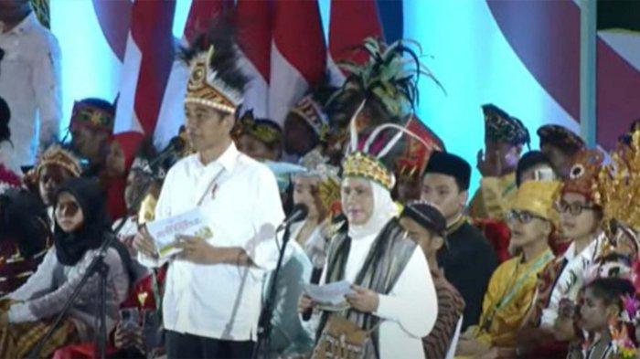 Presiden dan Ibu Negara Hadiri Puncak Hari Anak Nasional 2024 di Jayapura - Tribunsorong.com