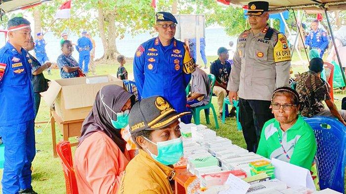 Sambang Nusa Presisi Merdeka di Jefman Barat Raja Ampat, Baksos Polri ...