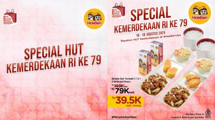 PROMO HokBen 14-23 Agustus 2024, Happy Bundling Berdua Cuma Rp 80 ...