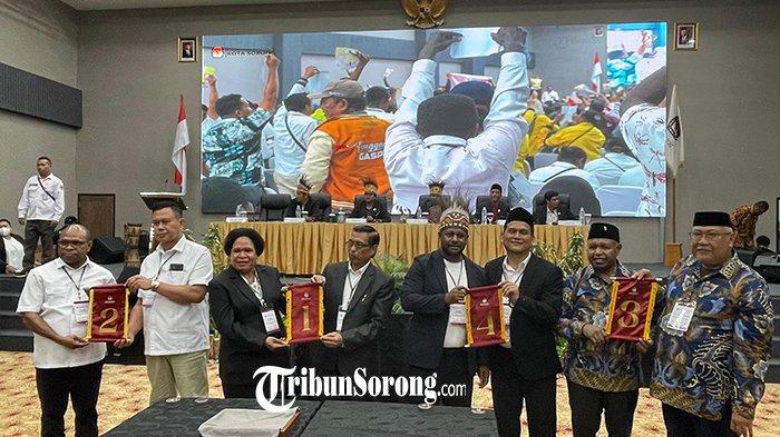 KPU Tetapkan Nomor Urut Paslon Wali Kota dan Wakil Wali Kota Sorong untuk Pilkada 2024 ...