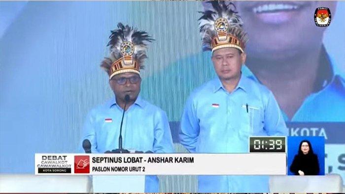 Paslon Septinus Lobat-Anshar Karim Petakan Siswa SD-SMA di Kota Sorong ...