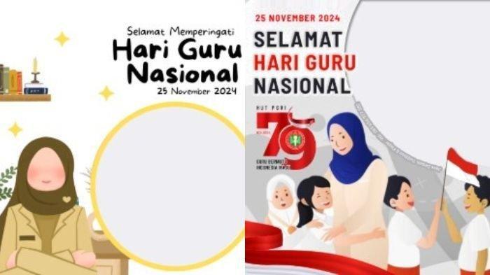 30 Link Twibbon Hari Guru Nasional 2024 Lengkap Cara Membuatnya, Cocok Diposting di Medsos ...