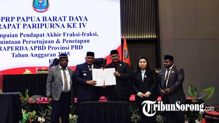 APBD Induk 2025 Papua Barat Daya Disahkan DPRP, Segini Besar ...