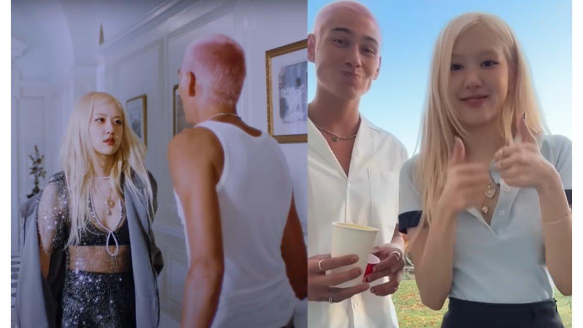 5 Potret Rose BLACKPINK Cium Model Tampan di MV 'Toxic Till The End ...