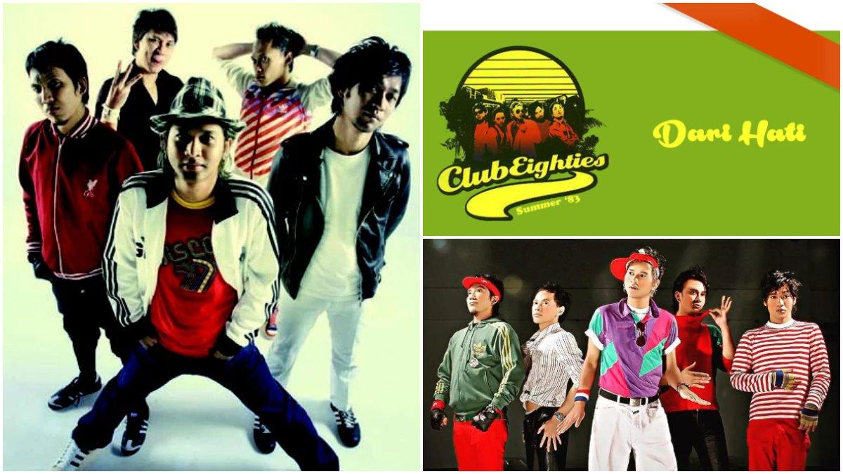 5 Lagu Paling Hits Clubeighties, Band Vincent-Desta: Dari Hati, Cinta ...