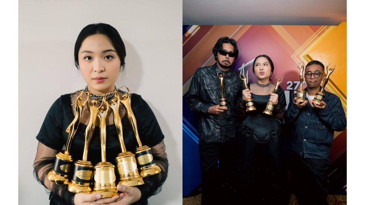 5 Momen Air Mata Bahagia Bernadya di Panggung AMI Awards 2024 dan Spotify, Borong 7 Piala ...