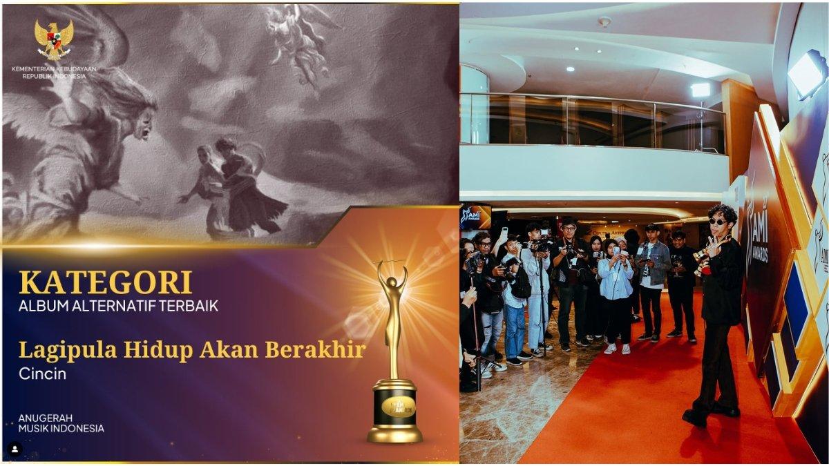 Borong Piala! 5 Potret Baskara Putra Menangkan Penghargaan AMI Awards ...
