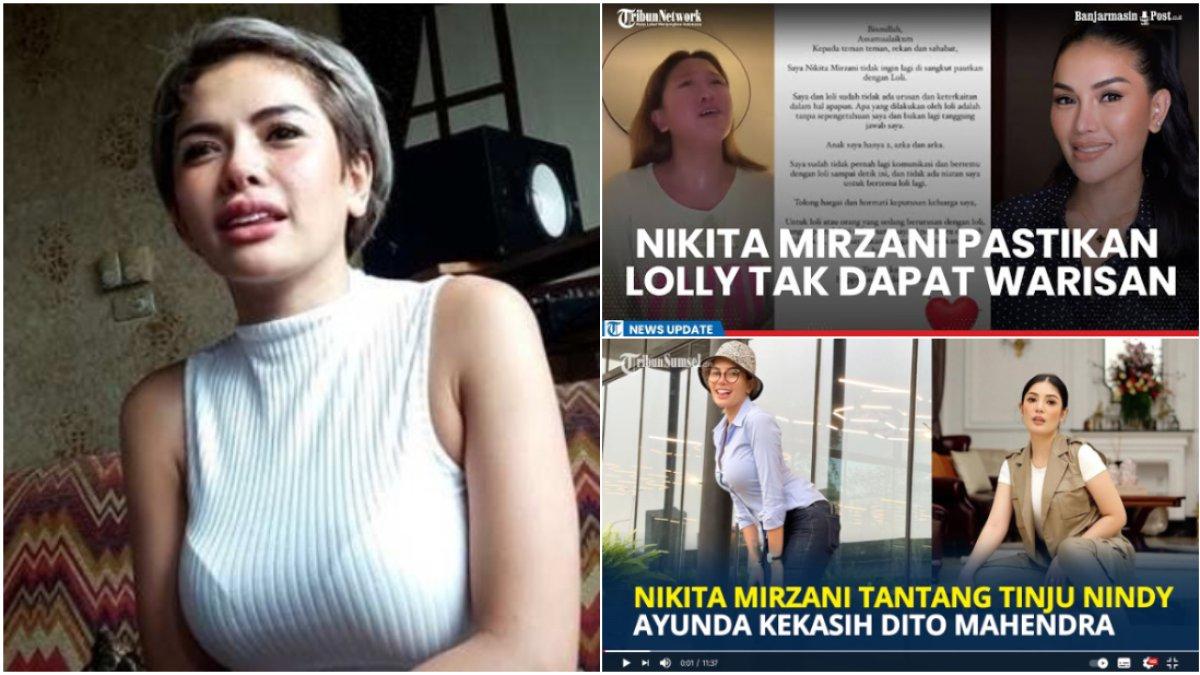 5 Perseteruan Nikita Mirzani Paling Kontroversial: Hapus Hak Waris Lolly, Bunda Corla, Nindy ...