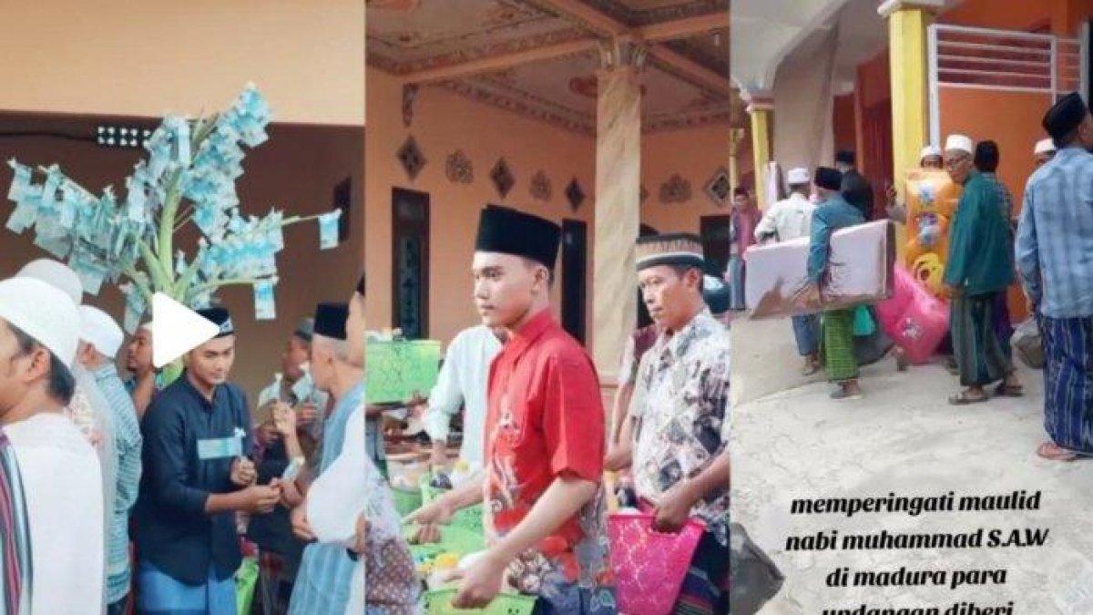 MASYA ALLAH! Acara Maulid Nabi di Jawa Timur, Bingkisan Isinya Mewah ...