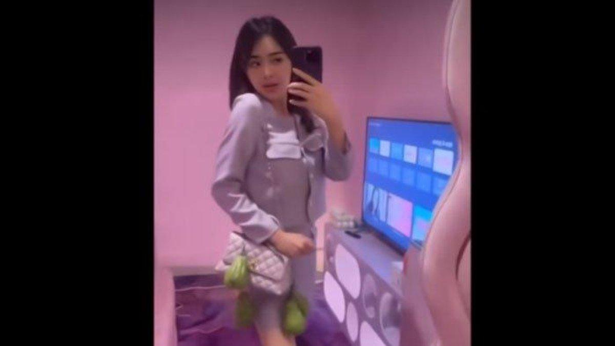 Viral Aksi Kocak Amanda Manopo Ikuti Tren Viral Labubu, Gantung Buah ...