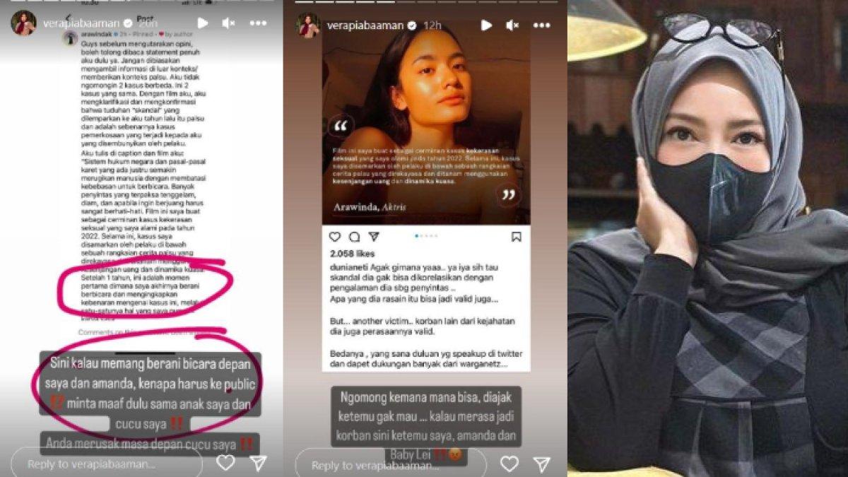 MANA YANG BENAR? Arawinda Bantah Jadi Pelakor, Justru Curhat Dirudapaksa, Ibu Amanda: Anda ...